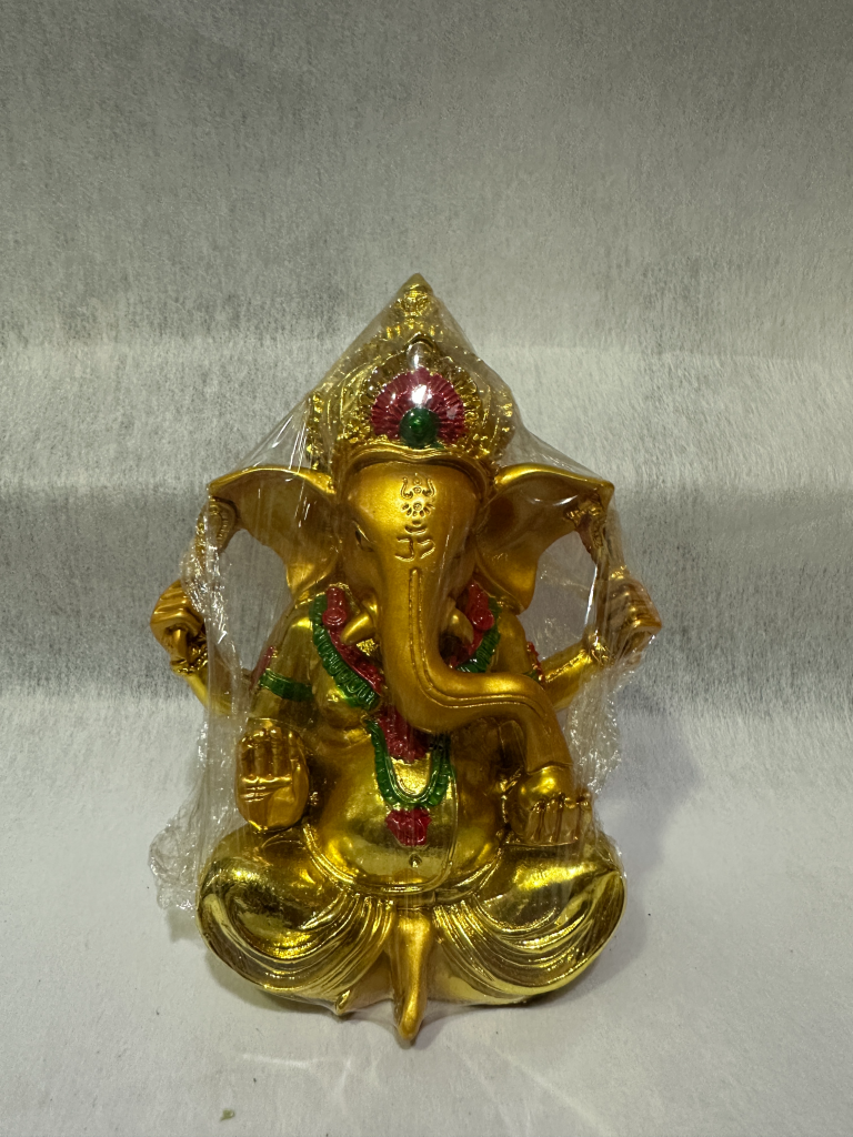 Mini Lord Ganesh Statues - Green Flora